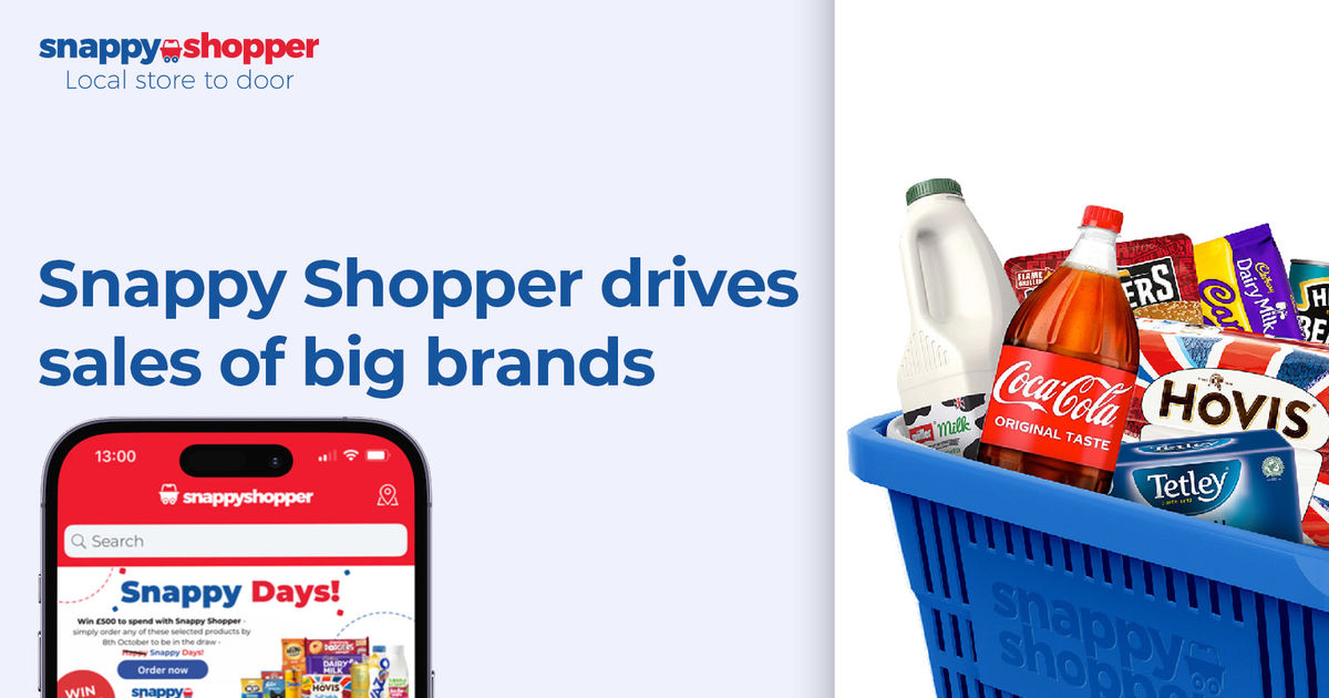 Snappy Shopper drives sales of big brands