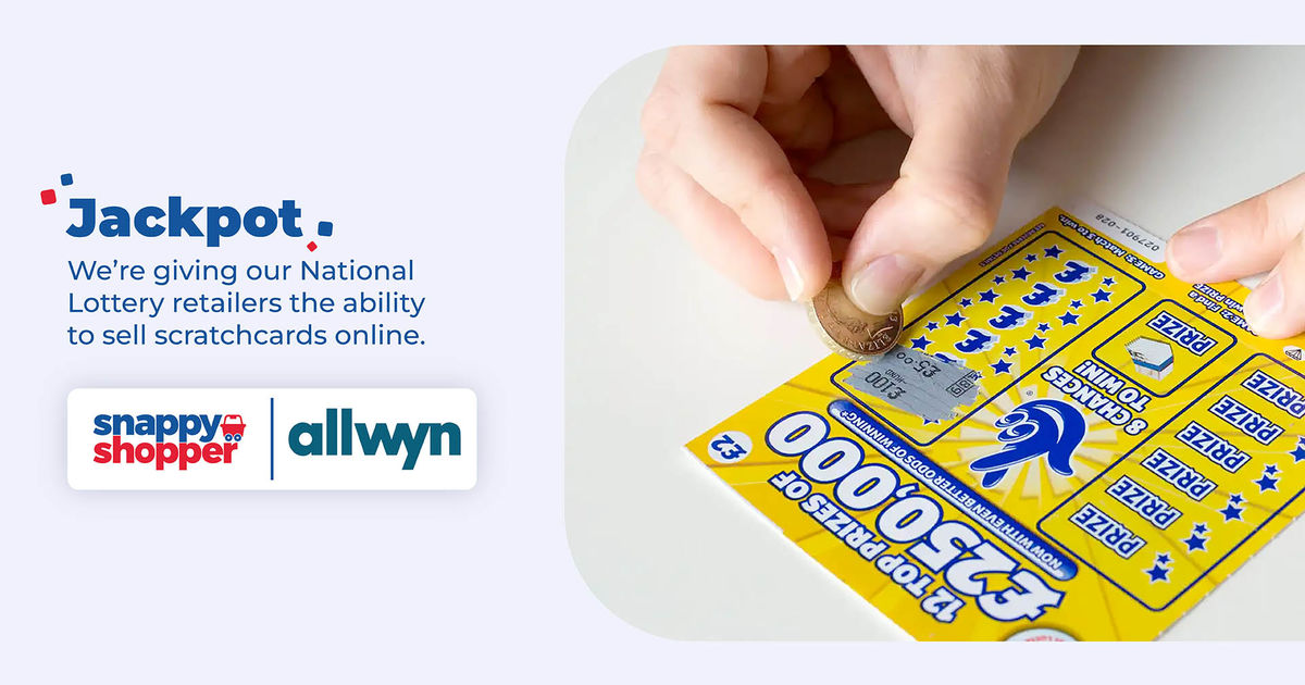 Jackpot! Sell Scratchcards on Snappy Shopper!